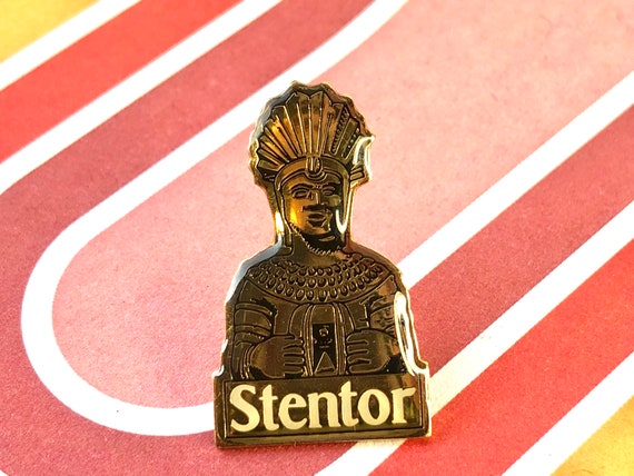 Indian chief statue pin, Inca statue, vintage Stentor… - Gem