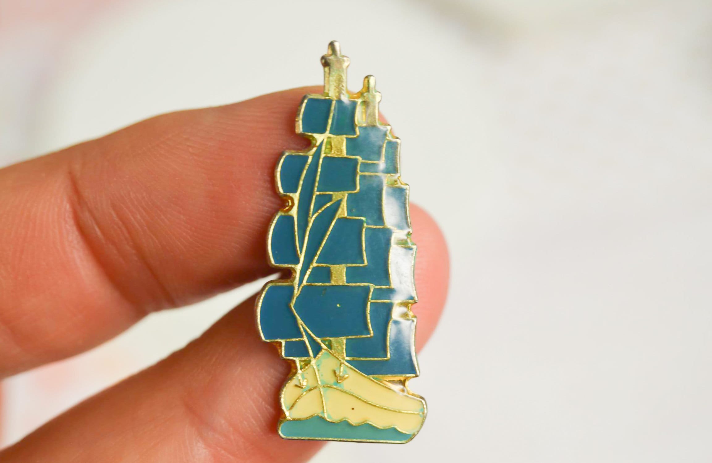 Badges Sailboat Pirate Pins boat Pins sea Pins Vintage | Etsy