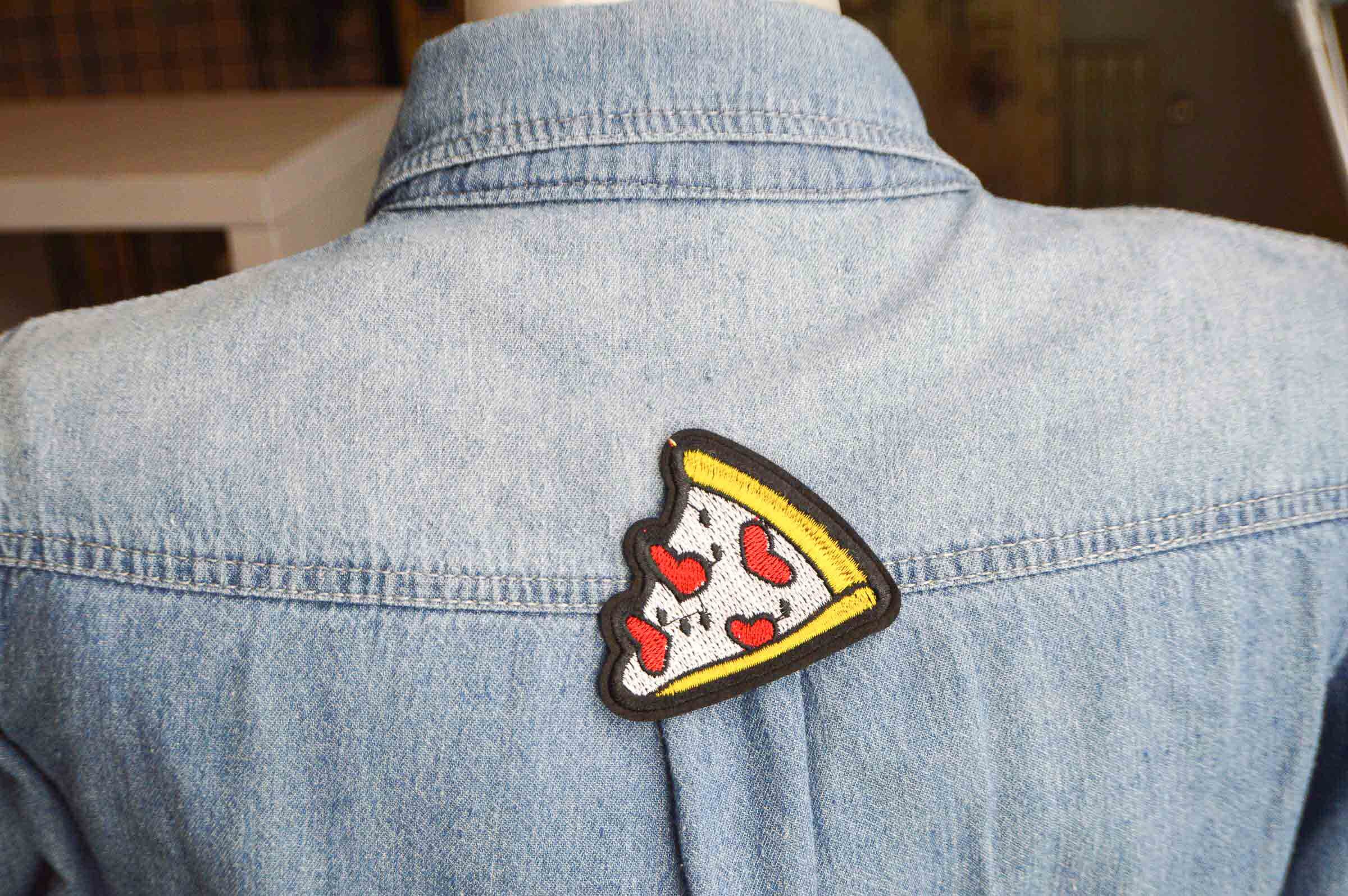 Piece of Pizza Iron on Patch Customization Patch Patch - Etsy