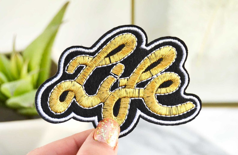 Patch thermocollant Life Patch customisation - Etsy France