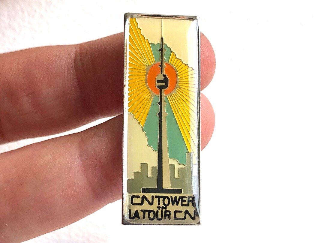 Toronto CN Tower Souvenir Pin, Famous Monument Pins, Architecture ...