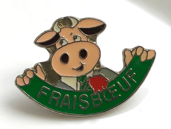 Fun pin's beef / Cow “fraisboeuf” pins food French ch… - Gem