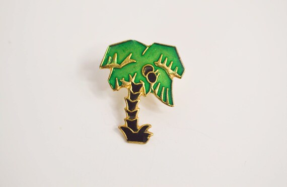 Vintage Palm trees pins, natural landscape, tree and … - Gem