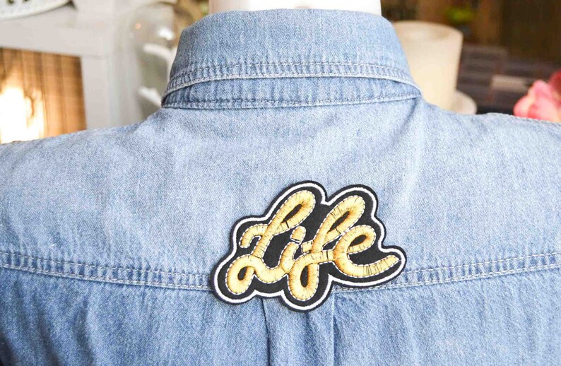 Patch thermocollant Life Patch customisation | Etsy