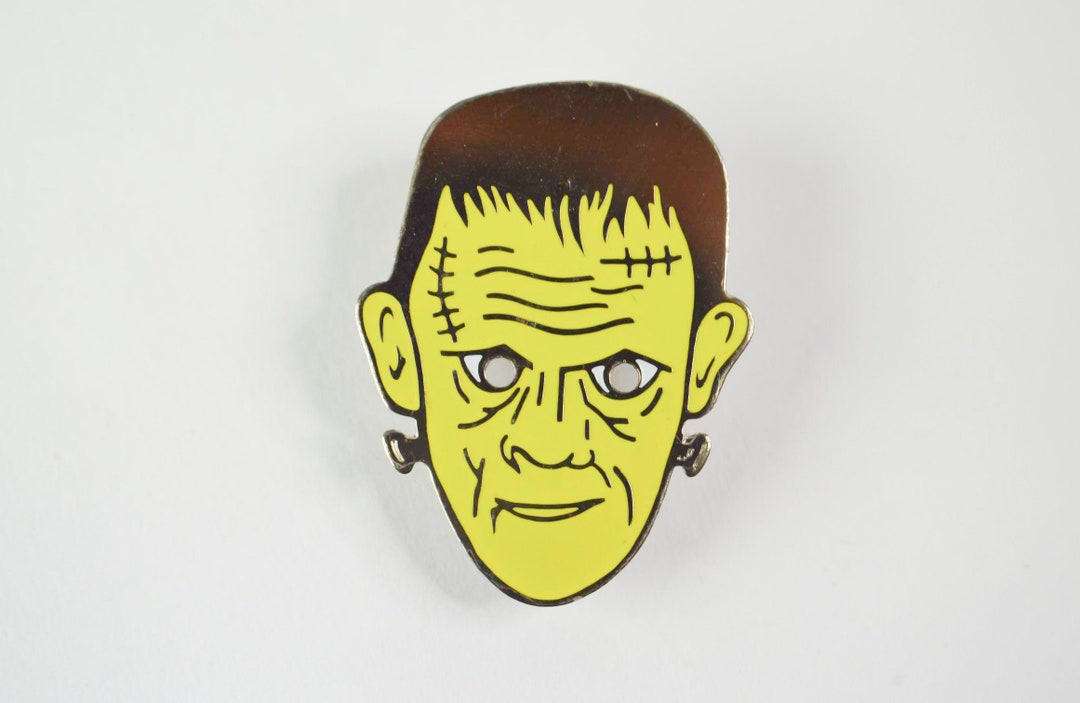 Frankenstein Vintage Pins, Movie Book Character, Vintage 80s / 90s Pin ...