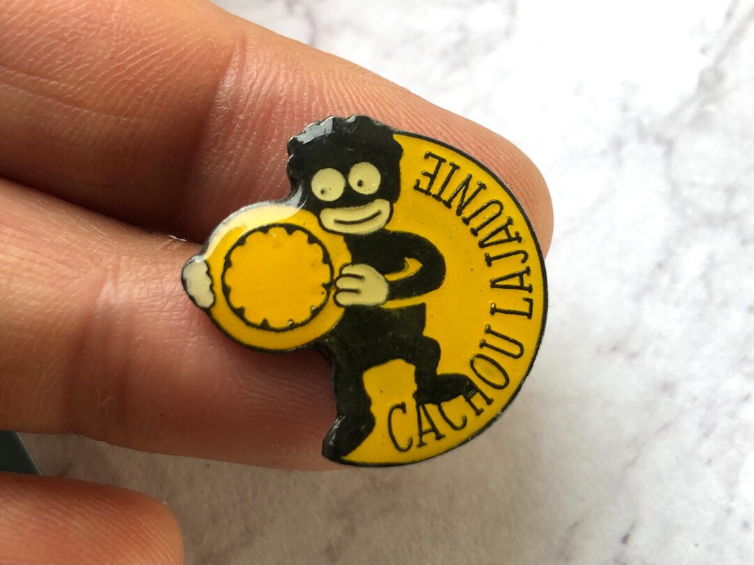 Pin's Cachou, Candy, Cute Advertising Character, Man, Yellow Cachou ...