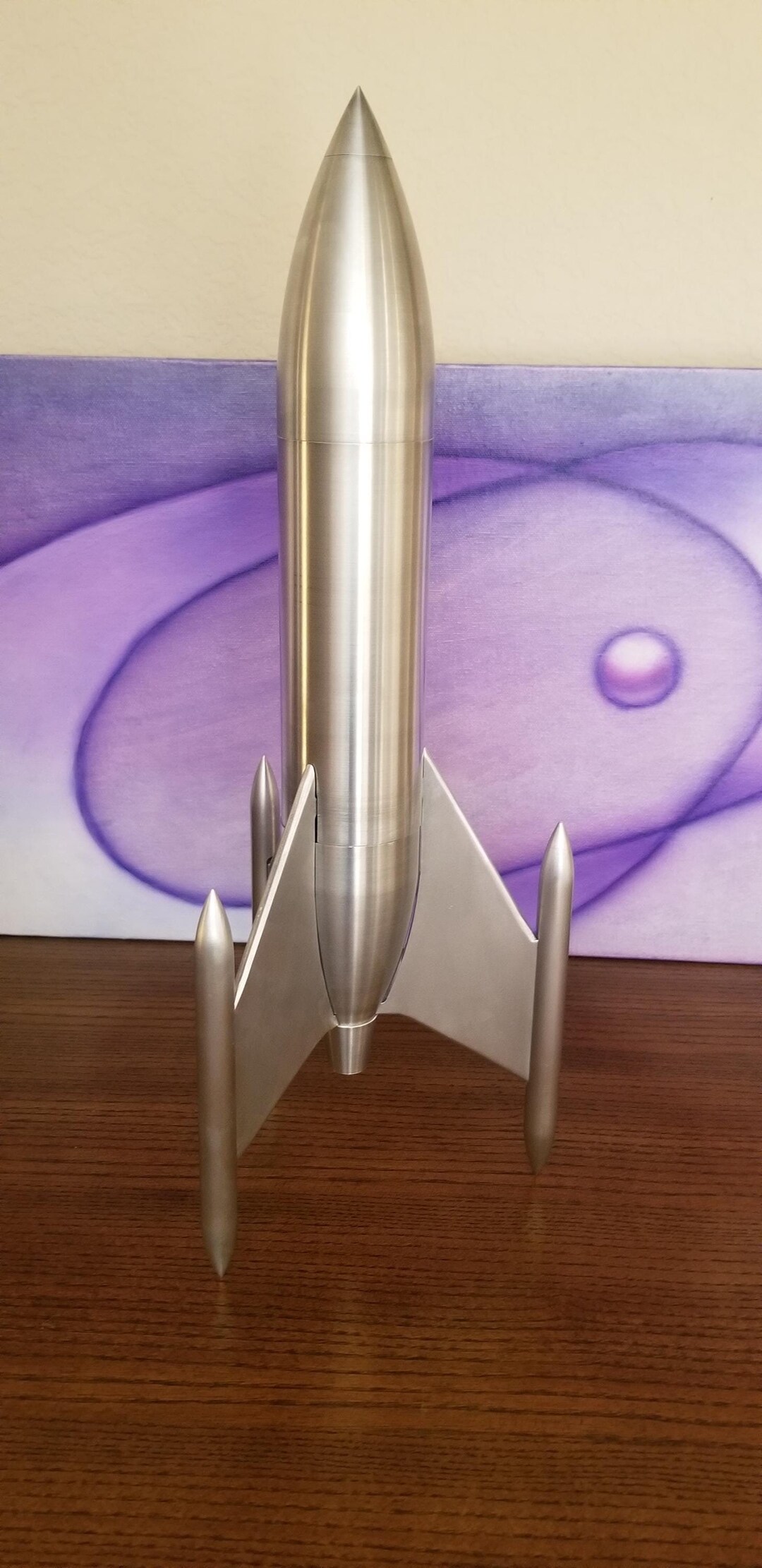 Aluminum CNC Vintage Style Rocket - Etsy