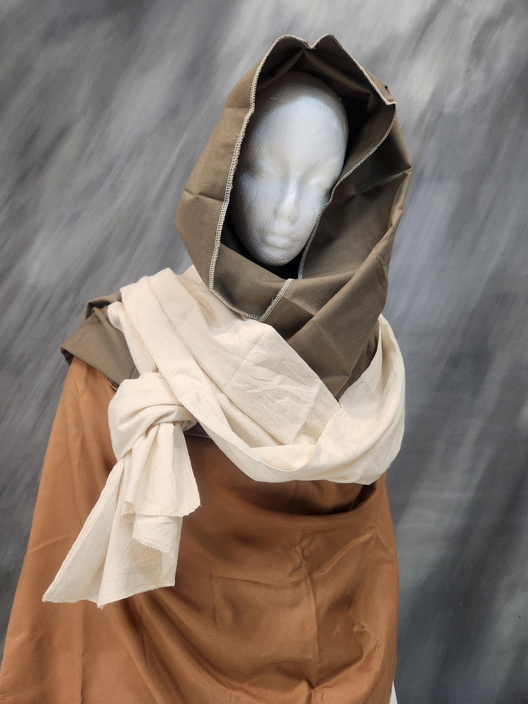 Adult Unisex Scarf, Long Cotton Scarf, Veil, Tichel for Fashion ...