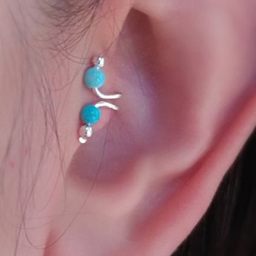 Tragus Earring Tragus Ear Cuff Ear Cuff No Piercing Single - Etsy
