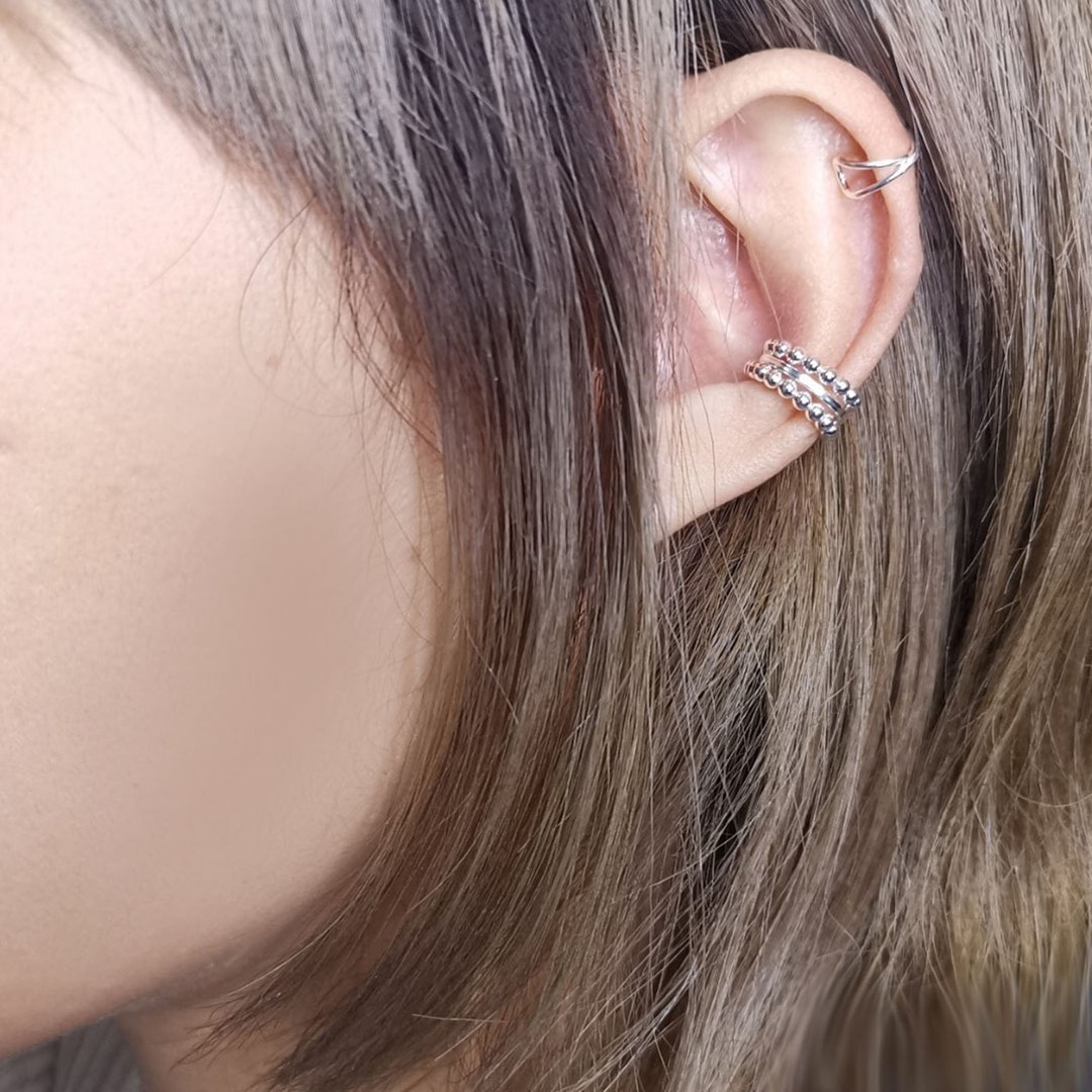 Sterling Silver Ear Cuff: Minimalist Clip-on Cartilage Earring - Etsy