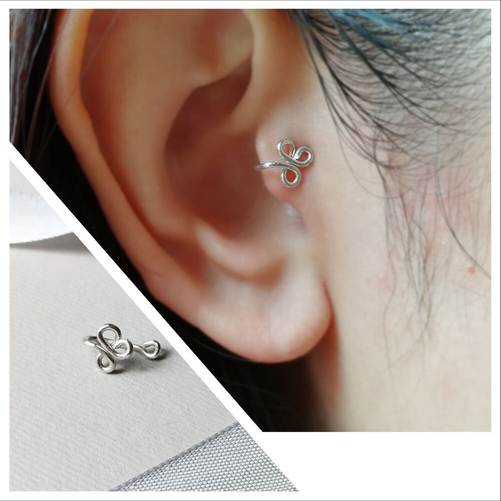 Tragus Earring Tragus Jewelry Ear Cuff No Piercing Single - Etsy