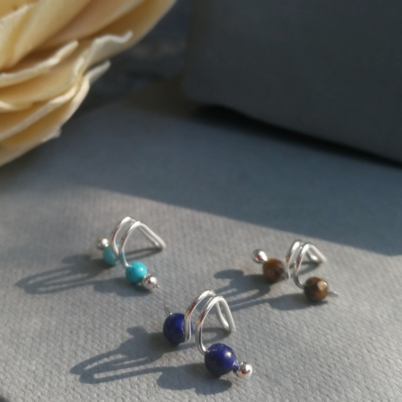 Turquoise Tragus Earring Tragus Jewelry Ear Cuff No - Etsy