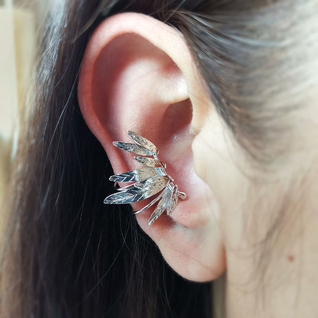 Wings Ear Cuff - Ear Cuff No Piercing,angel Wing, Conch Ear Cuff ...