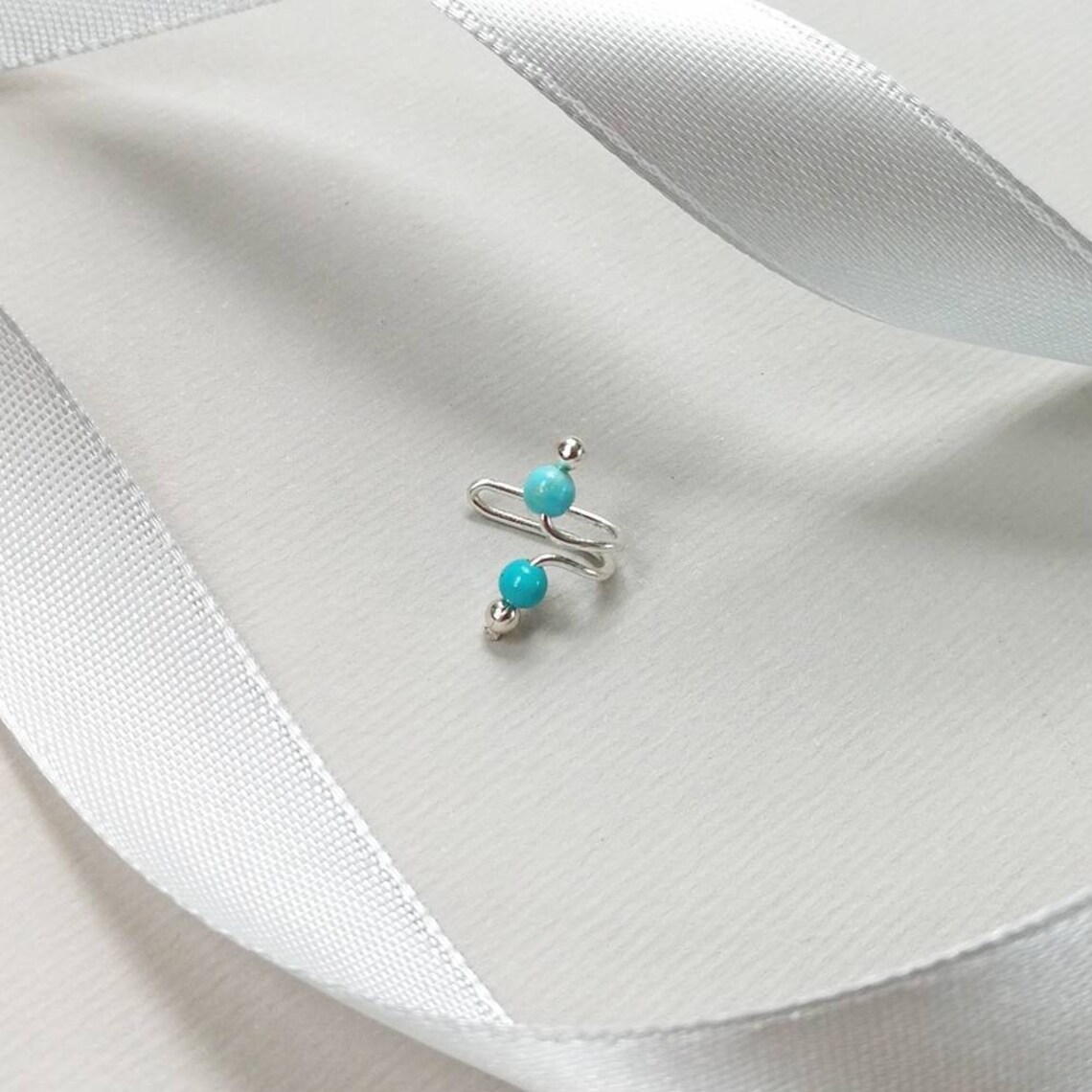 Turquoise Tragus Earring Tragus Jewelry Ear Cuff No | Etsy