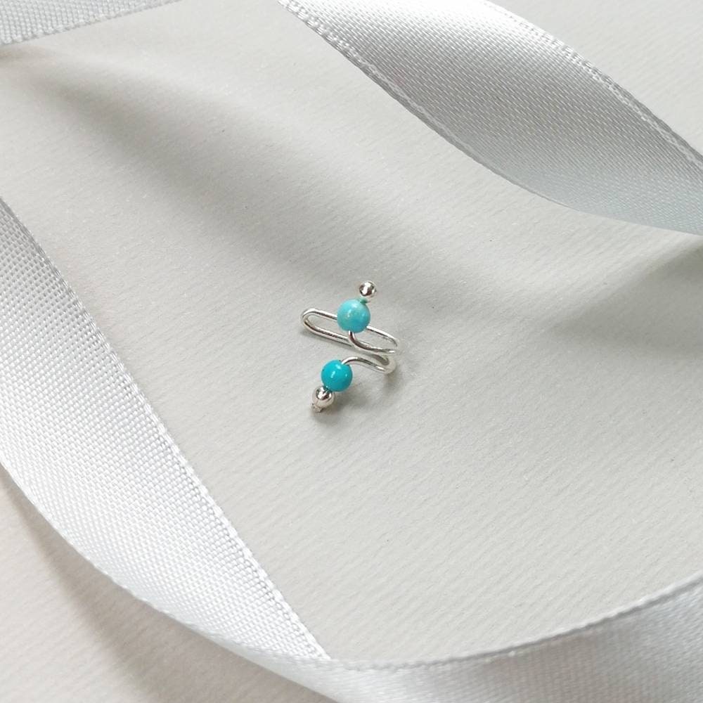 Turquoise Tragus Earring Tragus Jewelry Ear Cuff No | Etsy