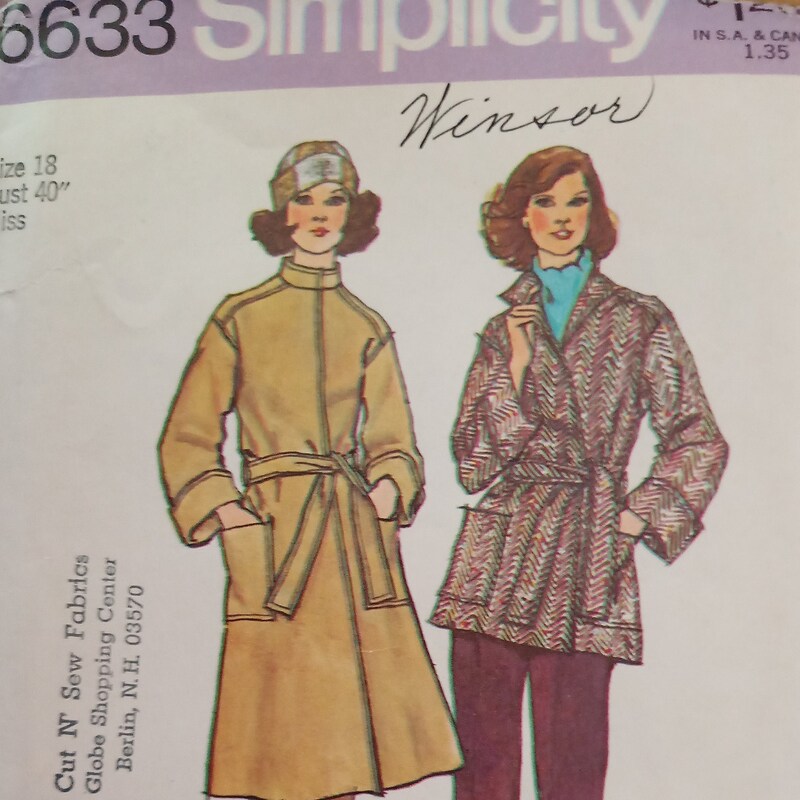 Wrap Coat Pattern - Etsy