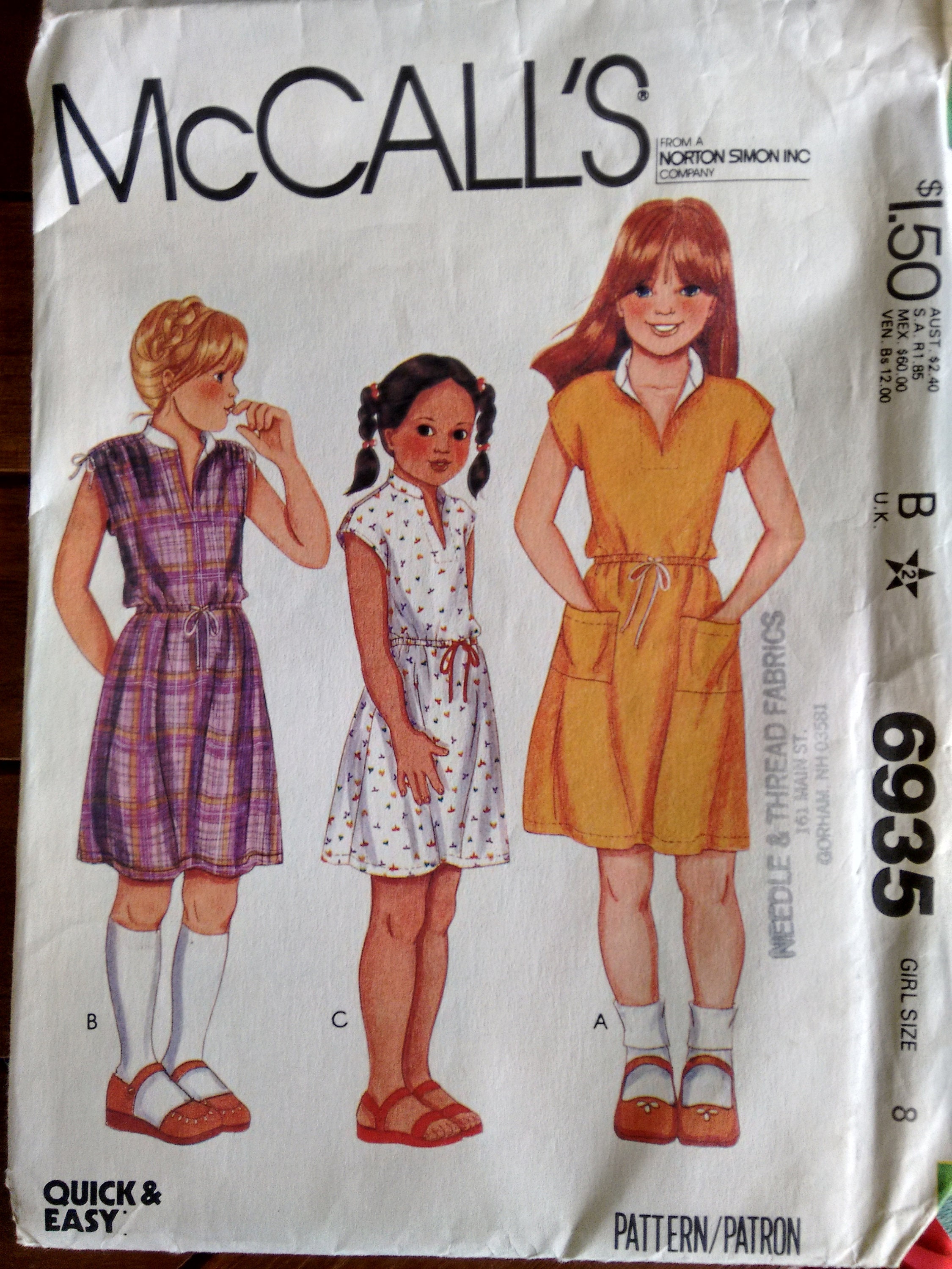 Girls dress patterns easy sew patterns kids patterns | Etsy