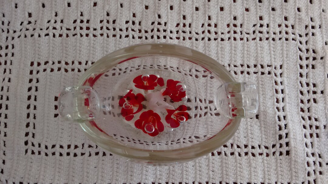 Joe St Clair Glass Paperweight Handblown Glass Gifts for Dad Vintage ...