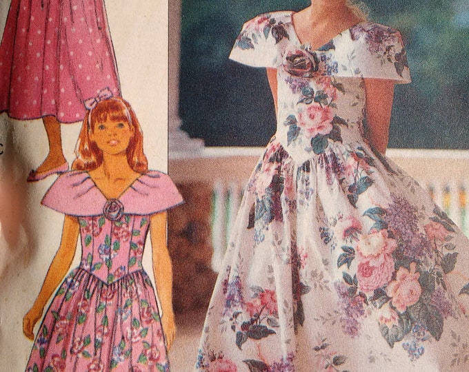 Girls Party Dress Girls Dress Pattern Easy Sew Dress Girls Party Dress ...