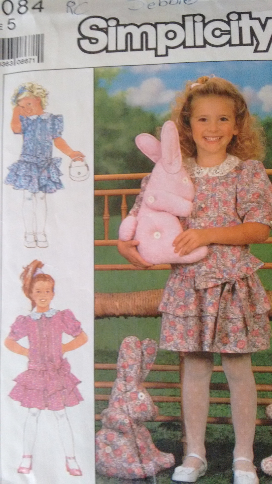 Bunny Pattern Easter Dress Pattern Flower Girl Dress Pattern Toddler ...