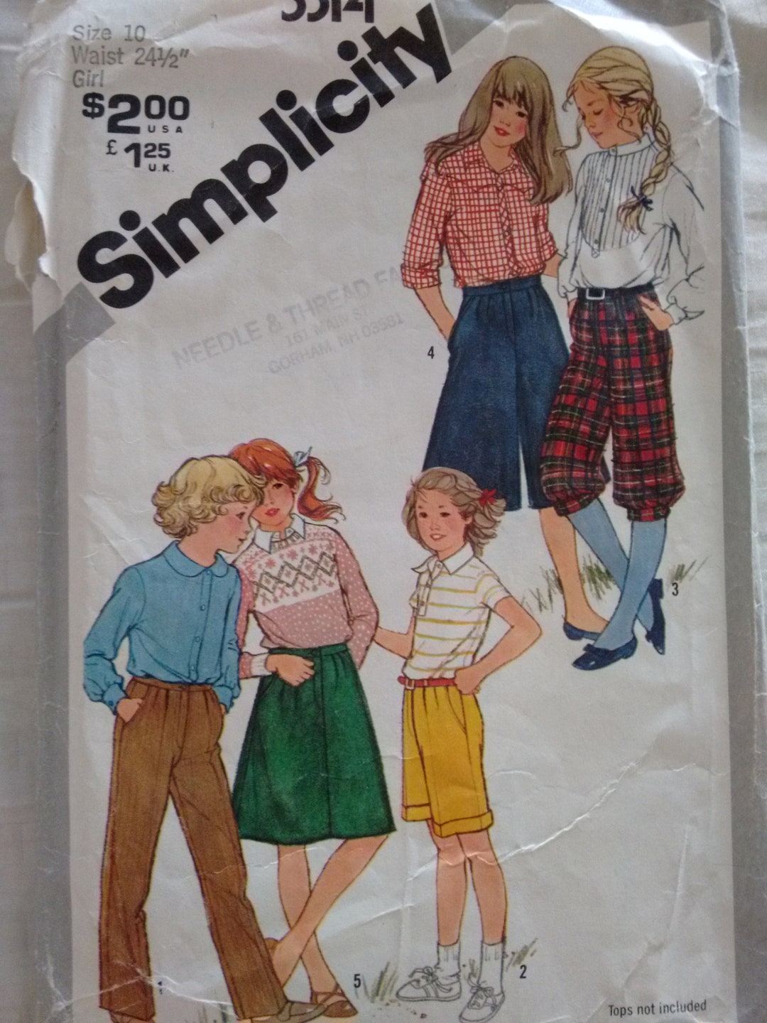 Kids Patterns Girls Culottes Pattern Knickers Patterns Skirt - Etsy