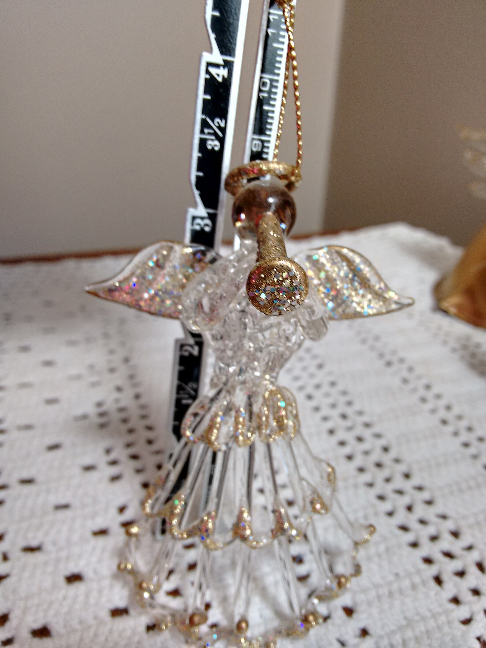 Spun Glass Angel Ornament Vintage Angel Ornament Hanukkah Gift | Etsy