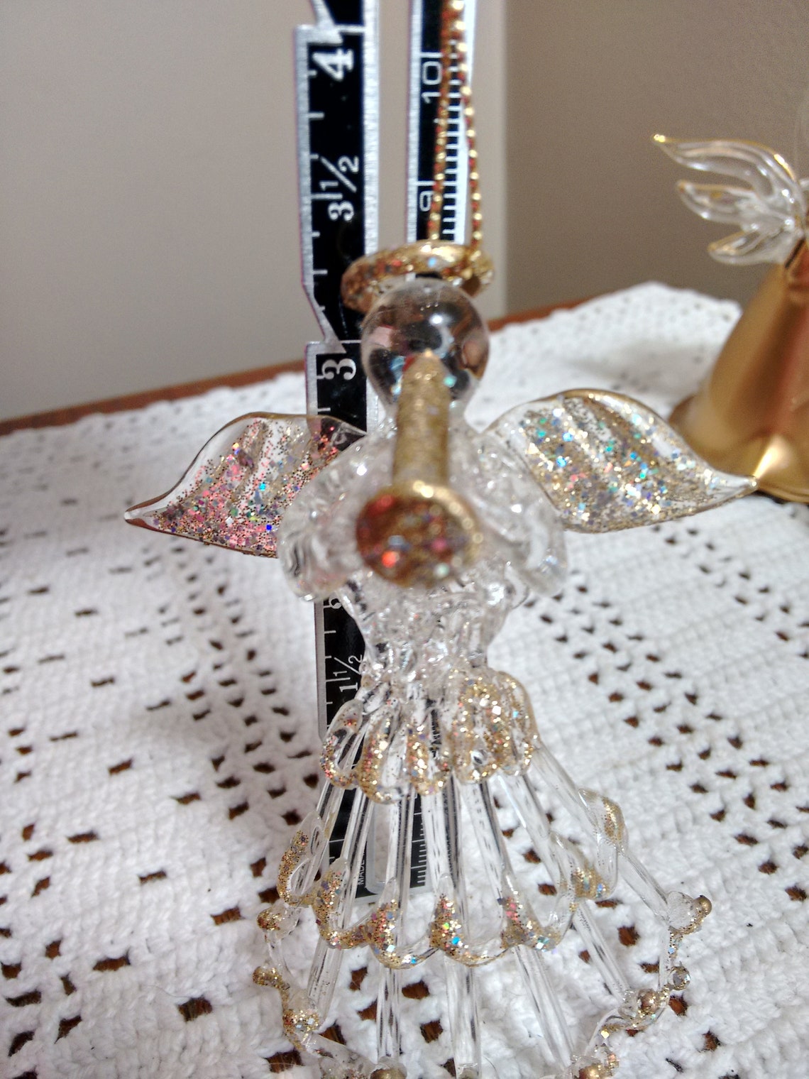 Spun Glass Angel Ornament Vintage Angel Ornament Hanukkah Gift | Etsy