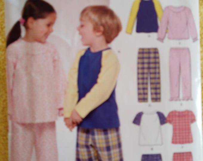 Kids Pajama Pattern Toddler PJ Pattern Childrens Pajama Patterns Girls ...