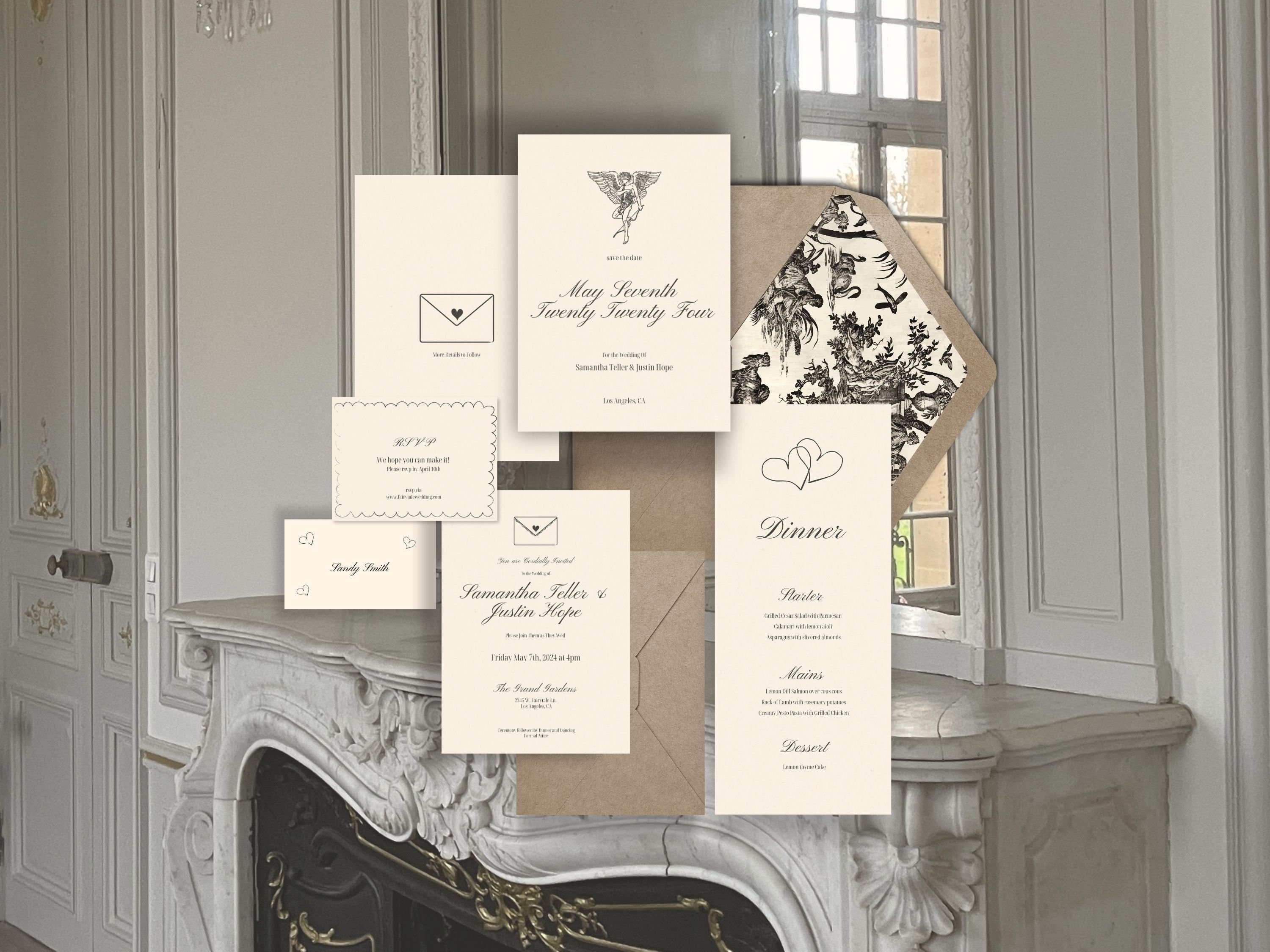 Cupid Invite Package - Digital Templates | Invitation Designs ...