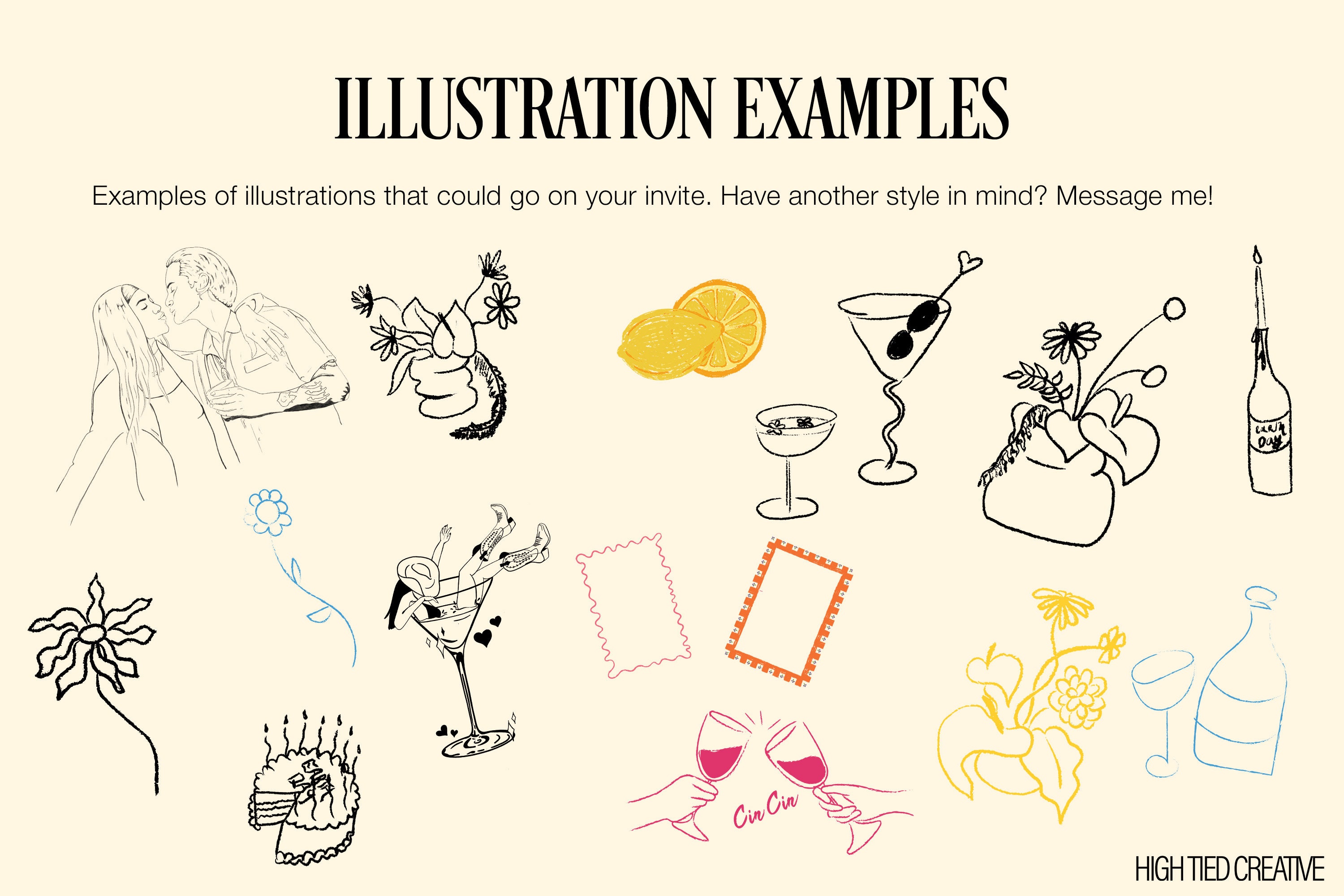 Custom Penny Lane Illustrated Wedding Invite Design Digital File ...