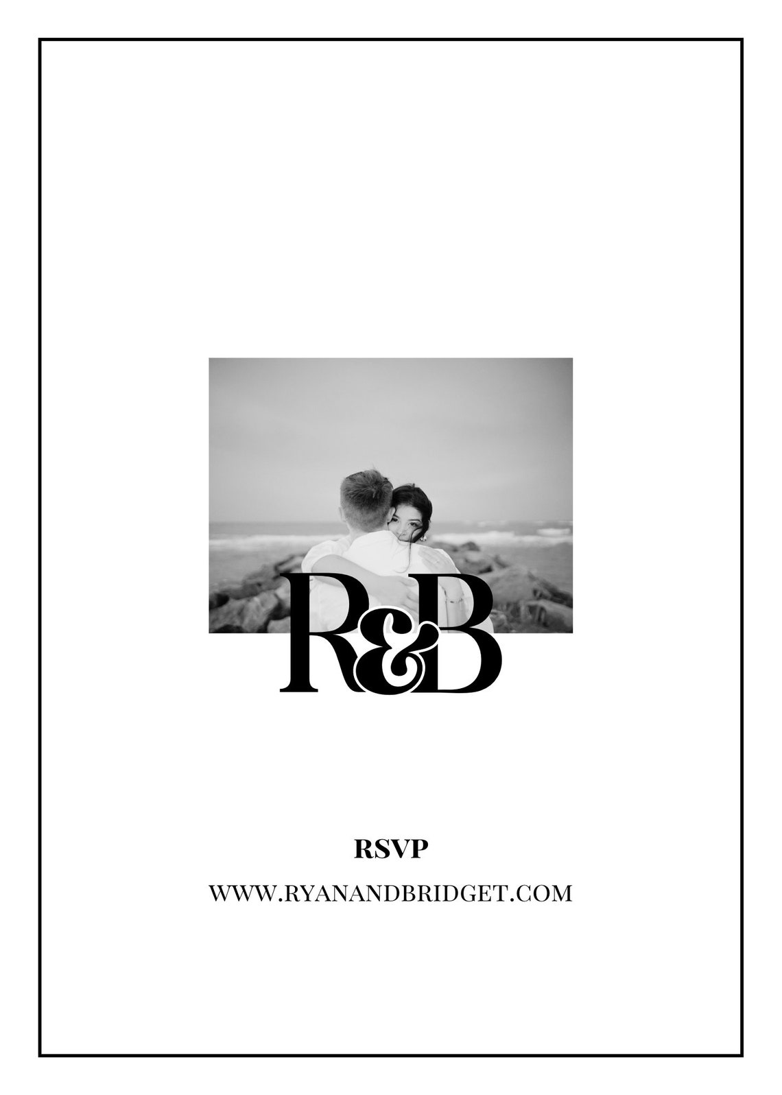 Bridget Wedding Invitation - Digital Template | Wedding Invite Design ...