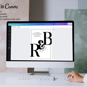 Bridget Invite Package - Digital Templates | Modern Wedding Bundle ...