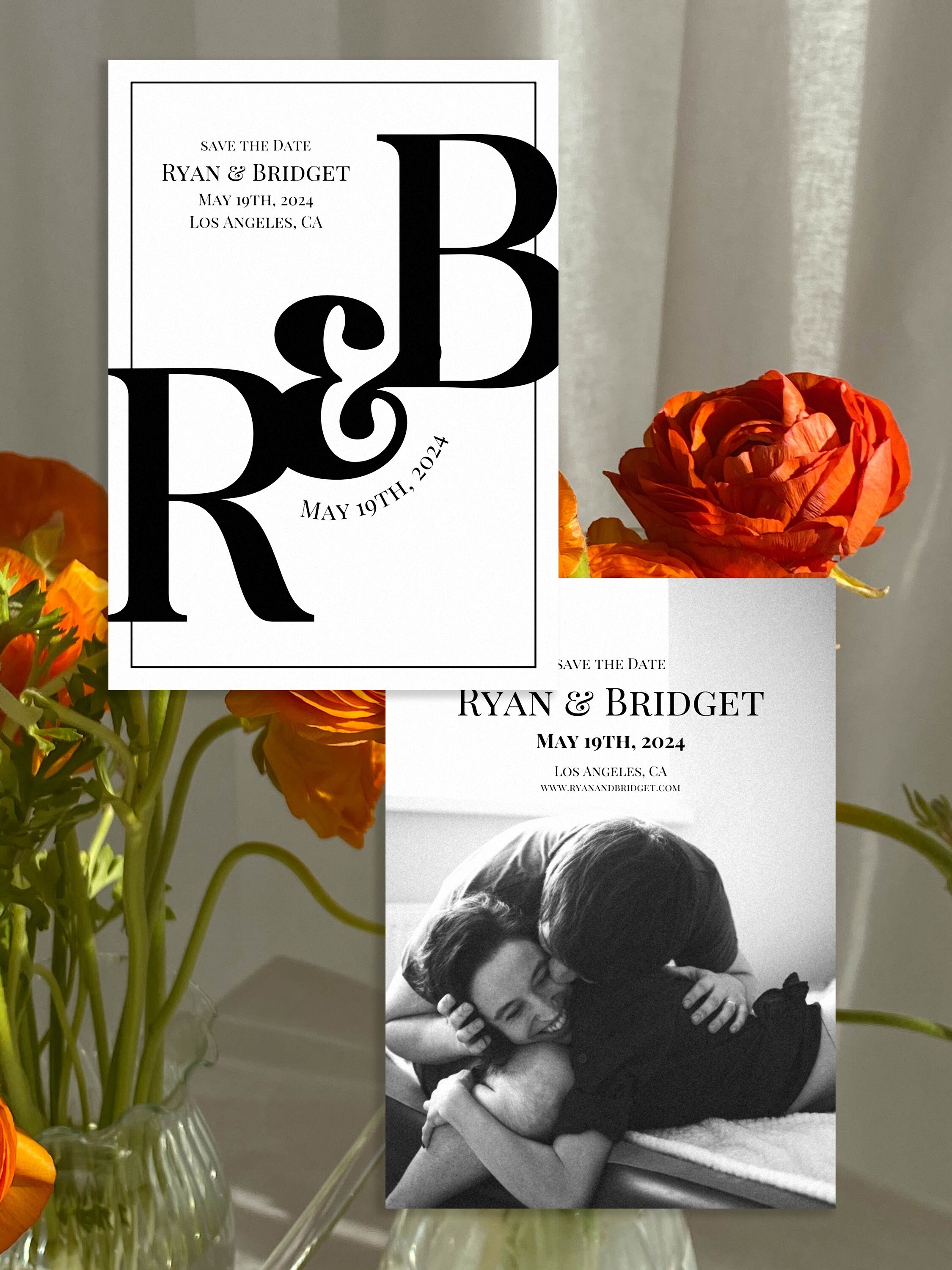 Bridget Invite Package Digital Templates Modern Wedding Bundle ...