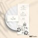 Dinner Table Dinner Menu - Digital Template | Menu Design | Printable ...