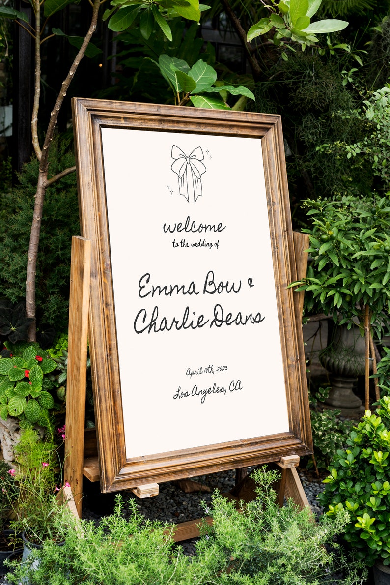 Emma Bow FULL WEDDING Package - Digital Templates | Invitation Designs ...