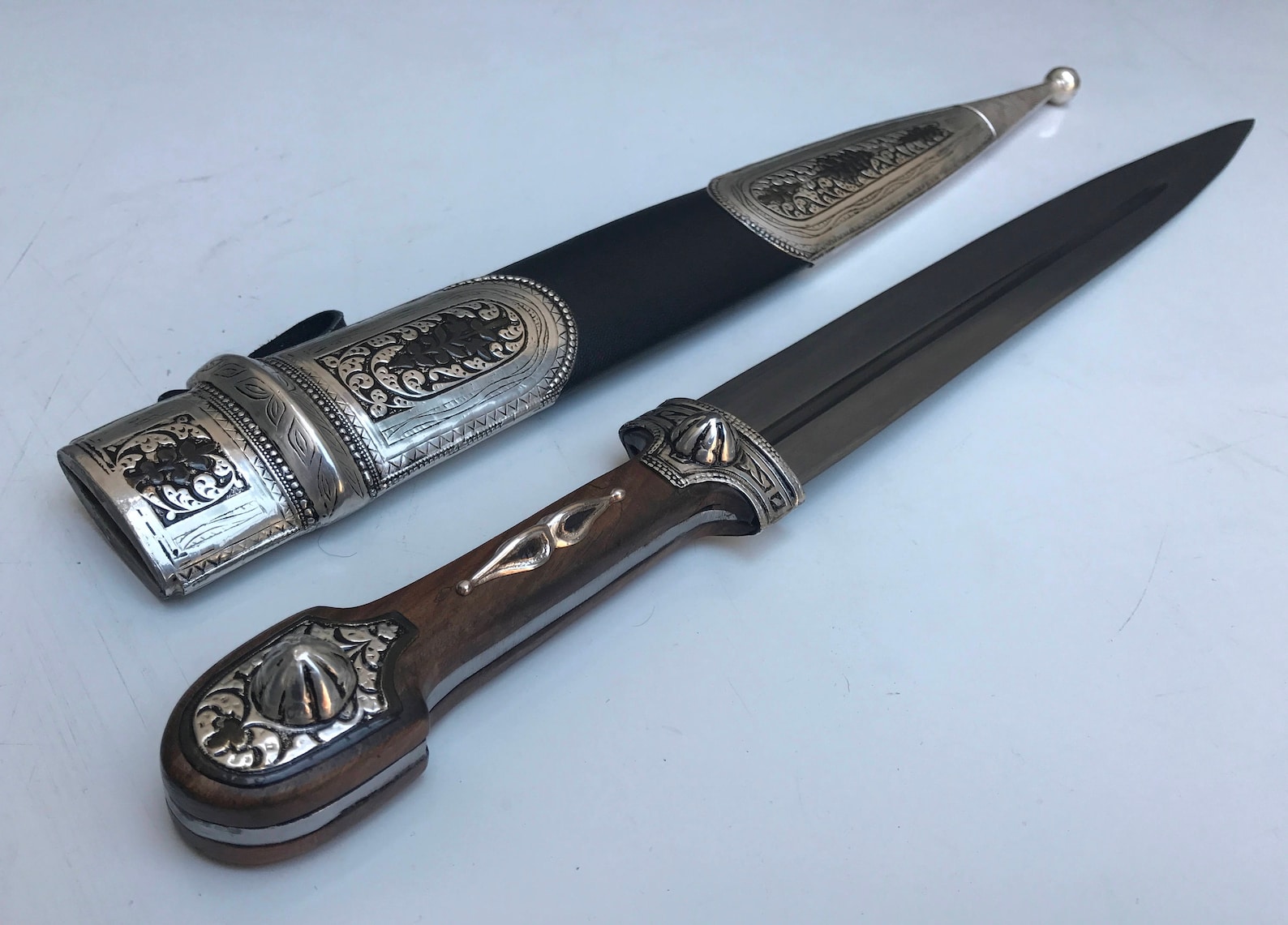 Caucasian Dagger Handme Sword Kindjal Qama Knife Gifts for Men Shashka ...