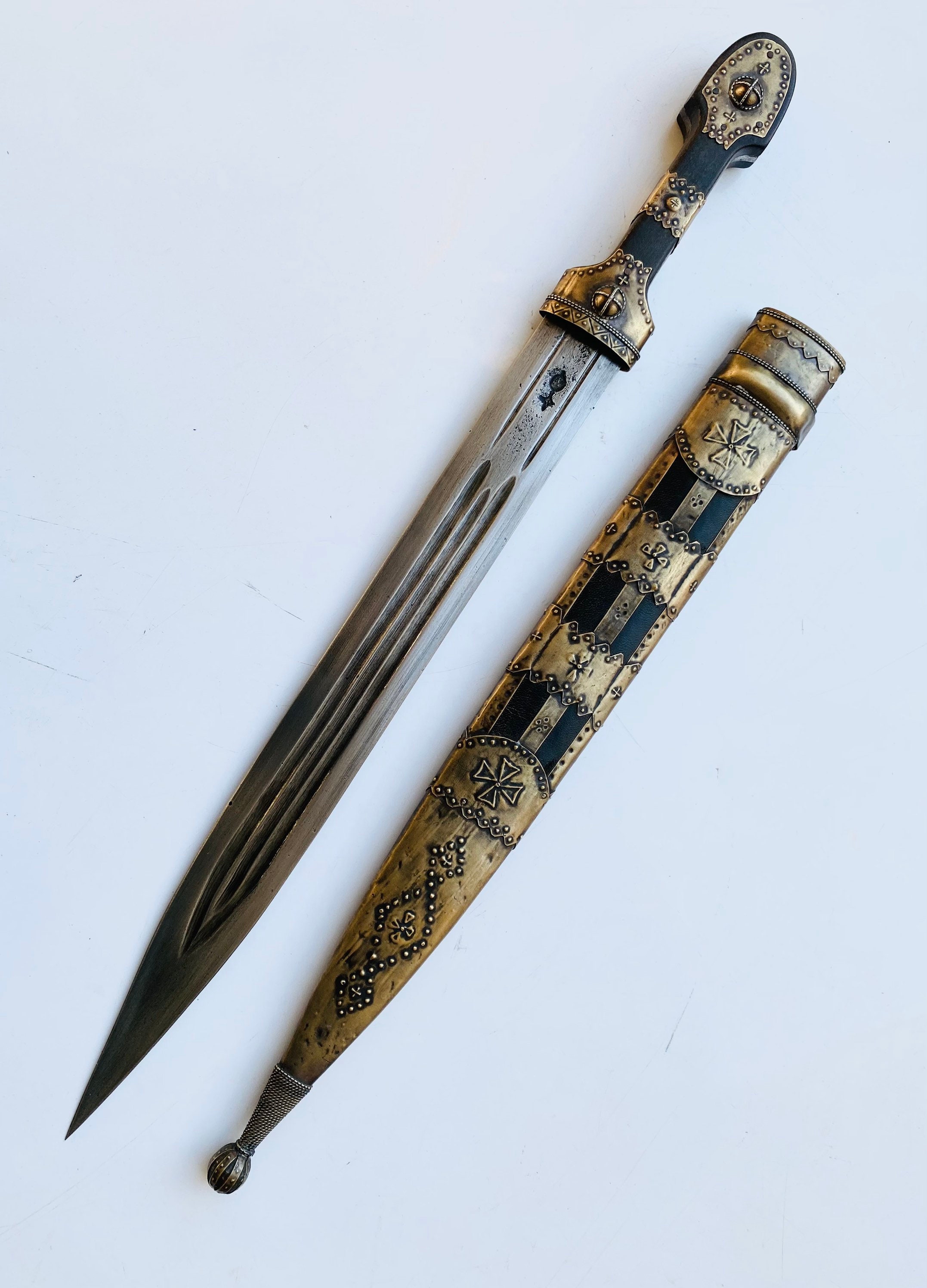 Dagger Georgian Khevsurian Sword Gorda Dagger 005 - Etsy
