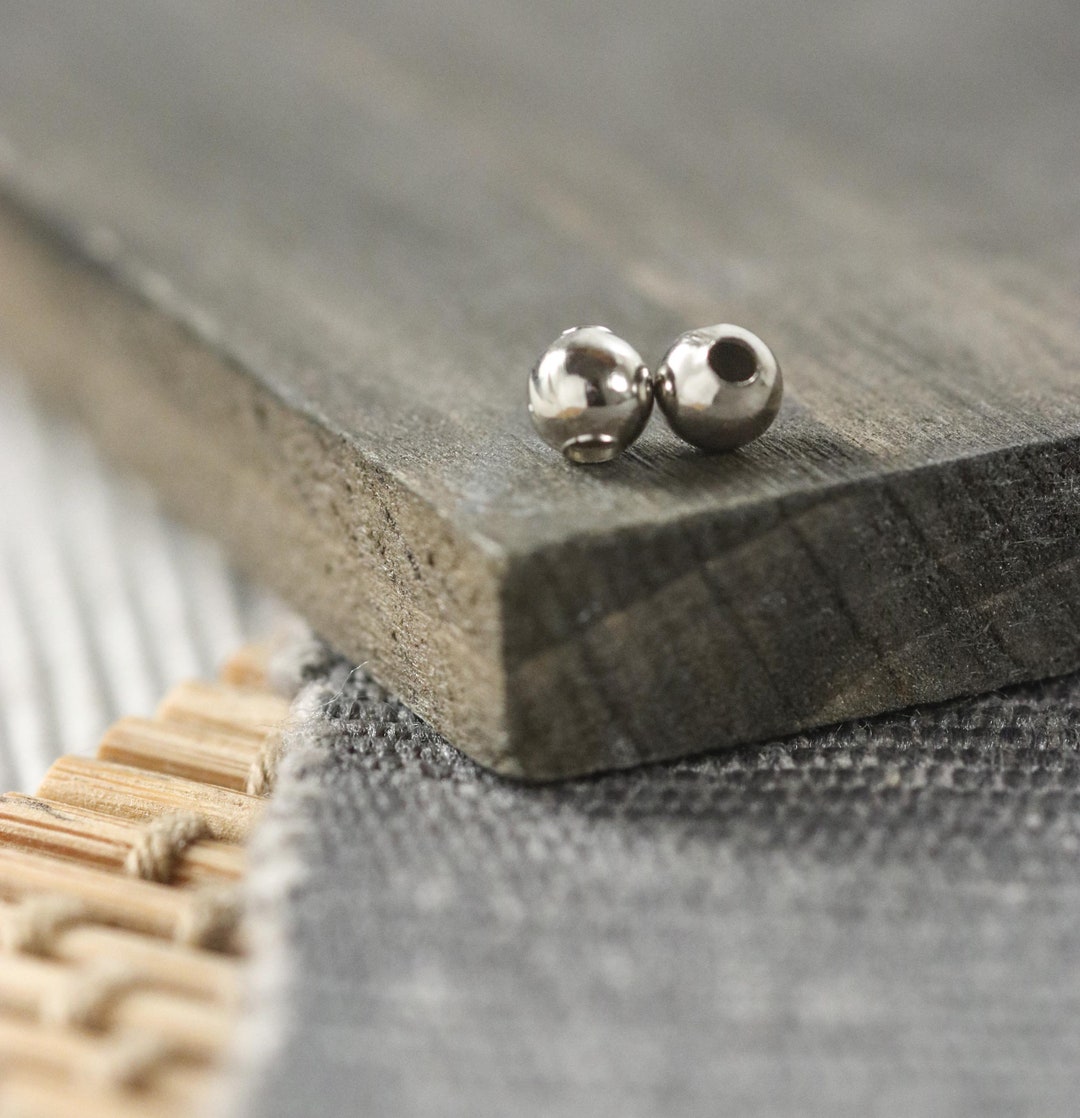 4mm Iron Hollow Round Spacer Beads 200 Pcs per Order Hole 1.5mm A75 - Etsy