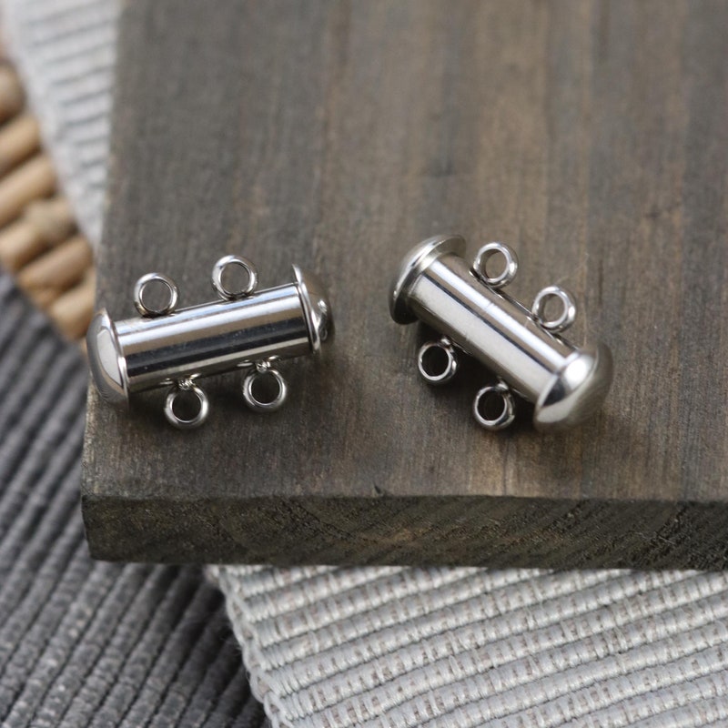 Two Hole Slider Beads - Etsy