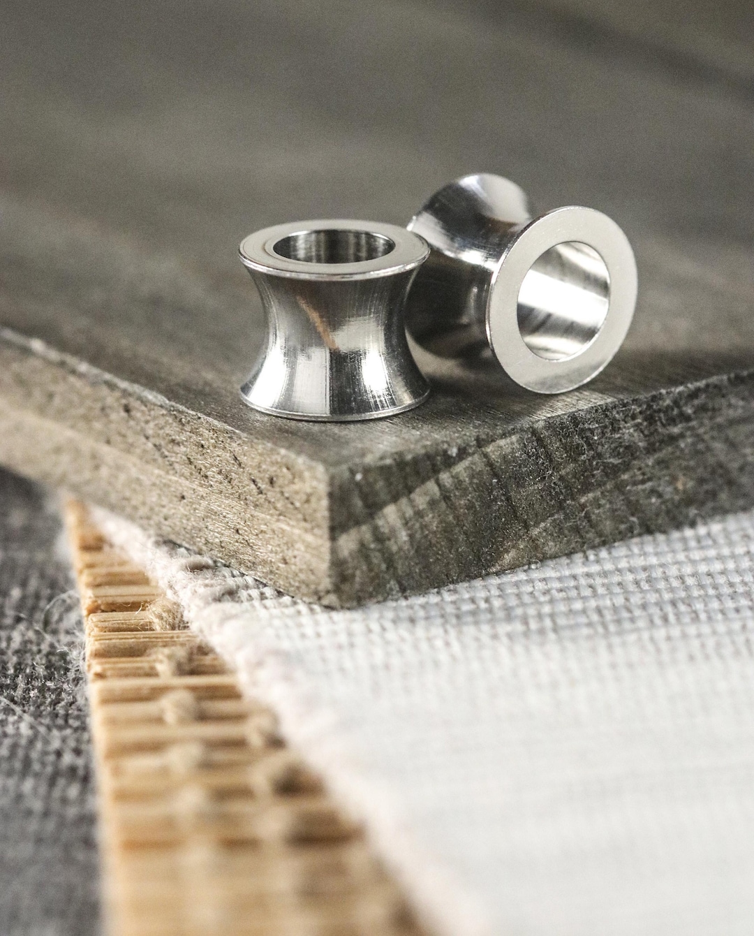 304 Stainless Steel Concave Tube Metal Spacer Beads 10 Pieces per Order ...