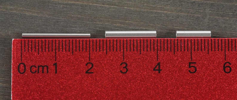 Stainless Steel Bugle Spacer Beads: 304 Metal Tube CHOOSE SIZE (50 ...