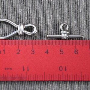 304 Stainless Steel Double Loop Metal Toggle Clasp Set (2 Sets per ...