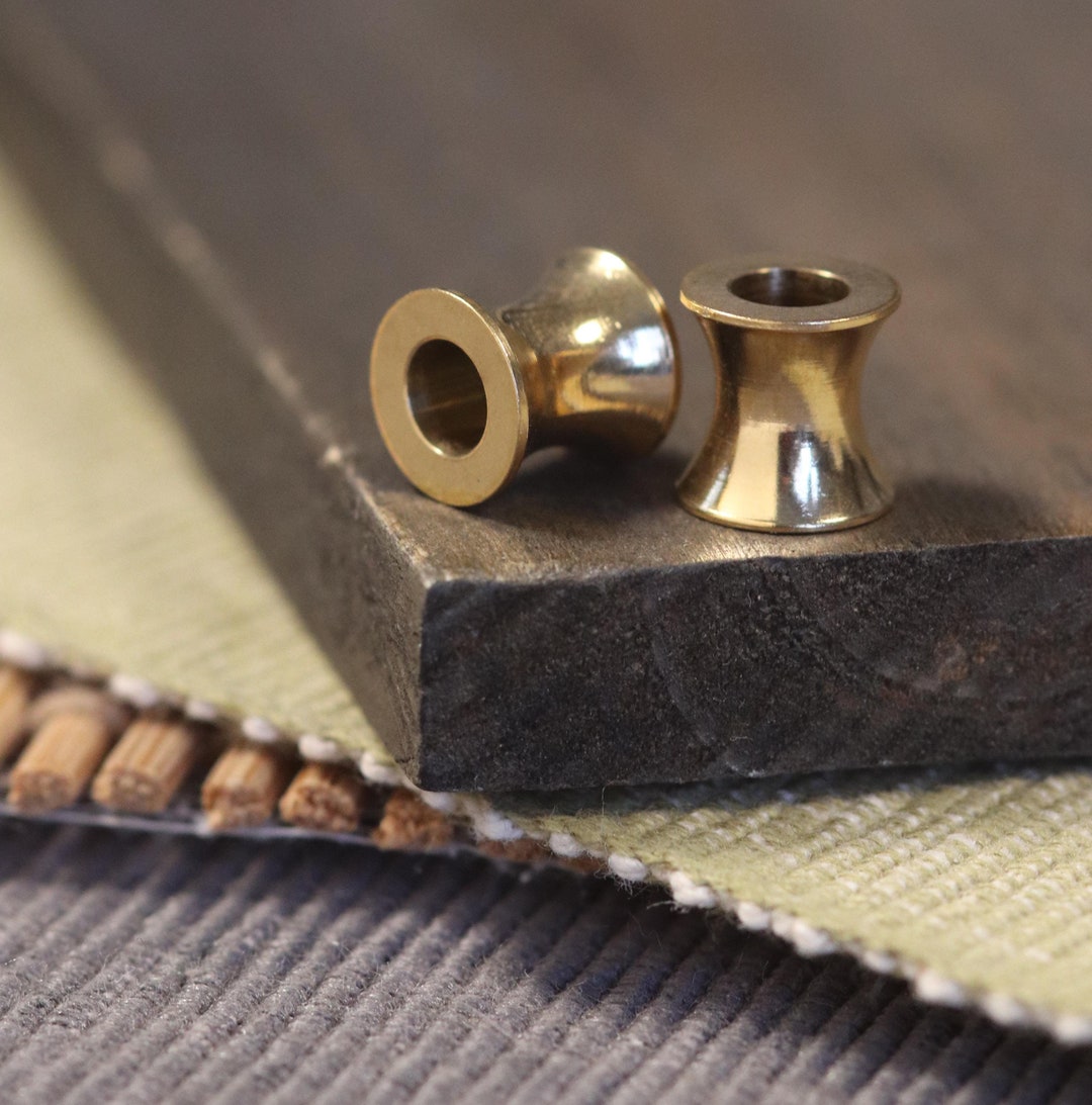 Gold Tone Concave Stainless Steel 8mm Spacer Beads (2 Pieces) F48.1 - Etsy