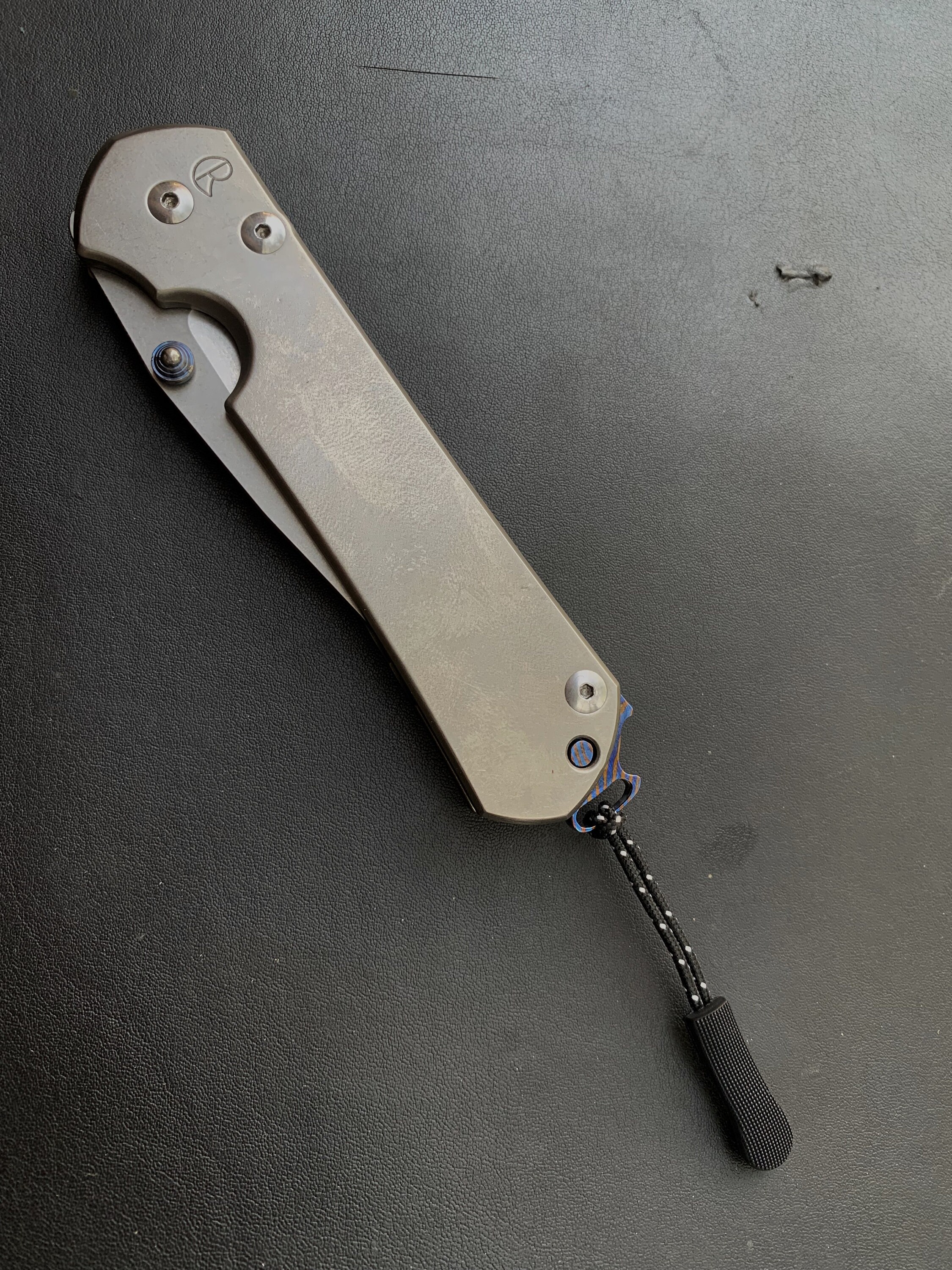 Unique Handmade Chris Reeve Large Sebenza 31 Bottom Back Spacer Made ...