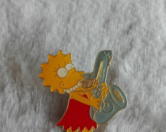 Lisa Simpson Pin Simpsons Collectible Lapel Pin Vintage - Etsy