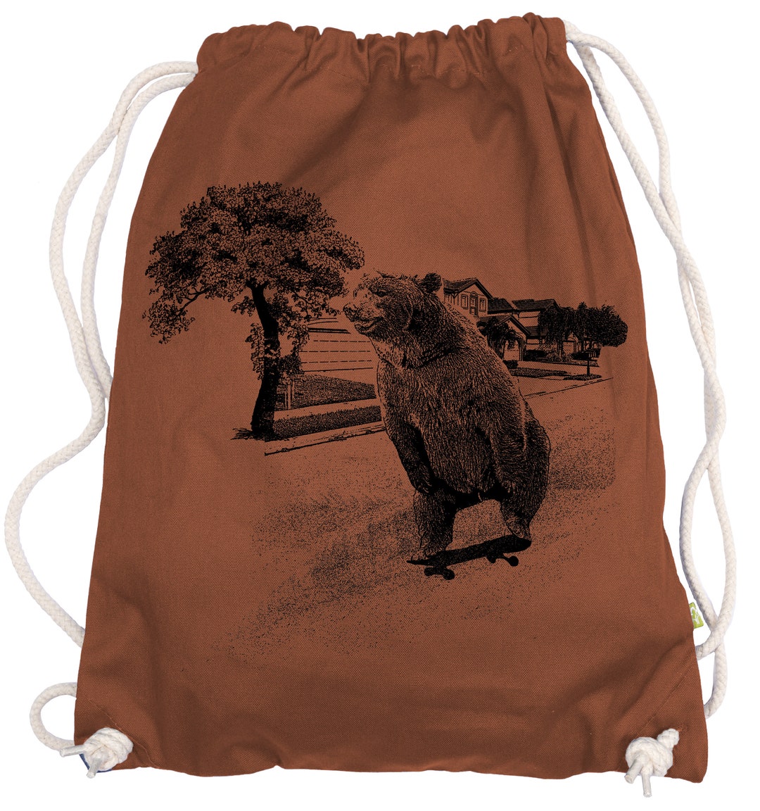 Ma2ca® - Skaterbear Skater Bear Bear Gymsac Gym Bag - Fabric Bag ...