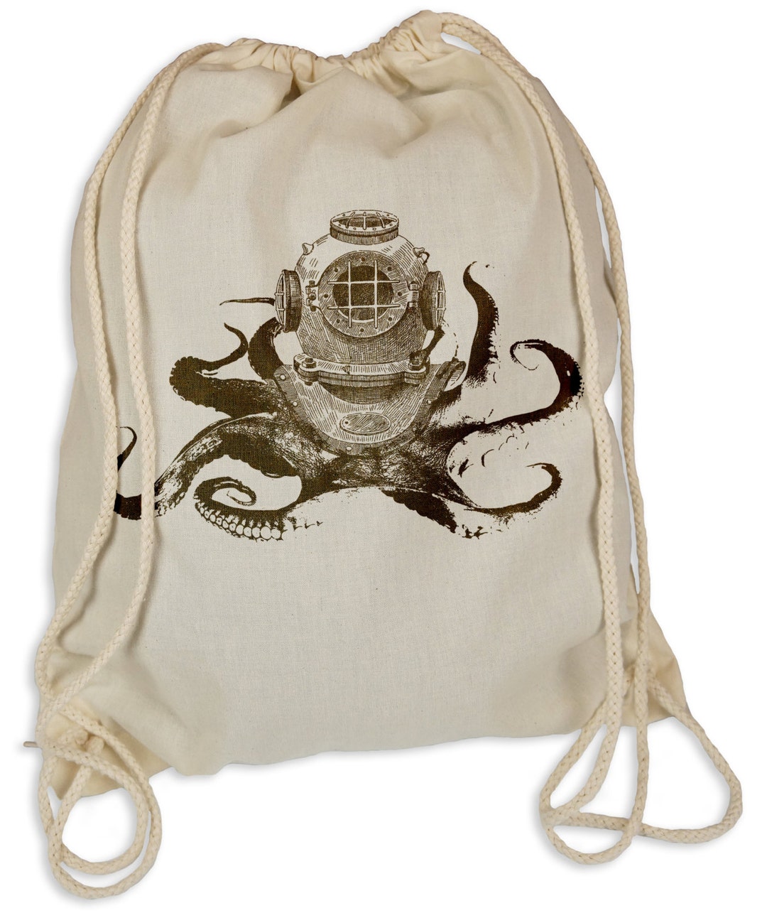 Octopus Diver Gymsac Gym Bags Tote Bag Hipster Sport Bag Backpack Bag ...