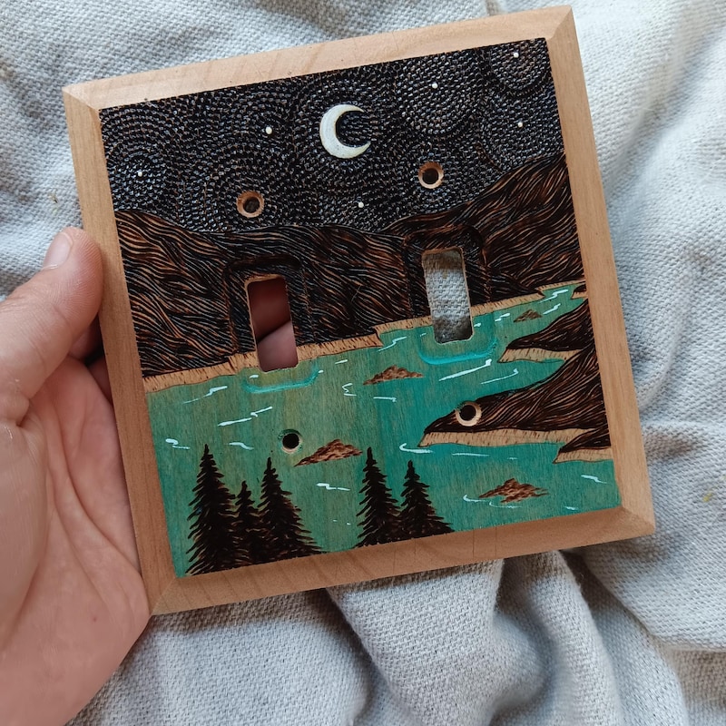 Wood Switch Plate - Etsy