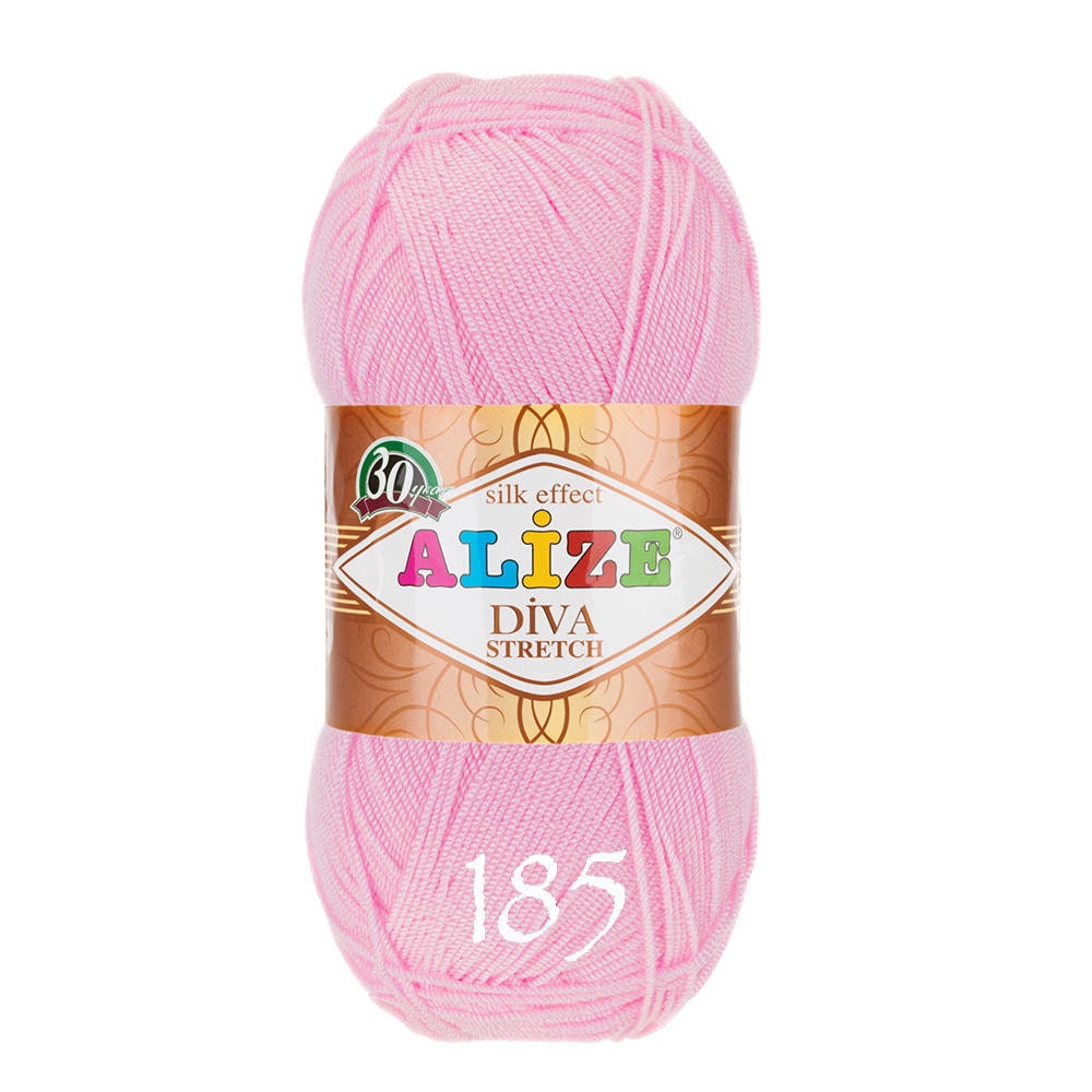ALIZE DIVA STRETCH elastic yarn hand knit yarn Microfiber | Etsy