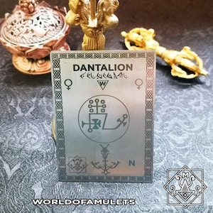 Altar Tile of Demon Dantalion With Sigil Magic & Activation, Altar Card ...
